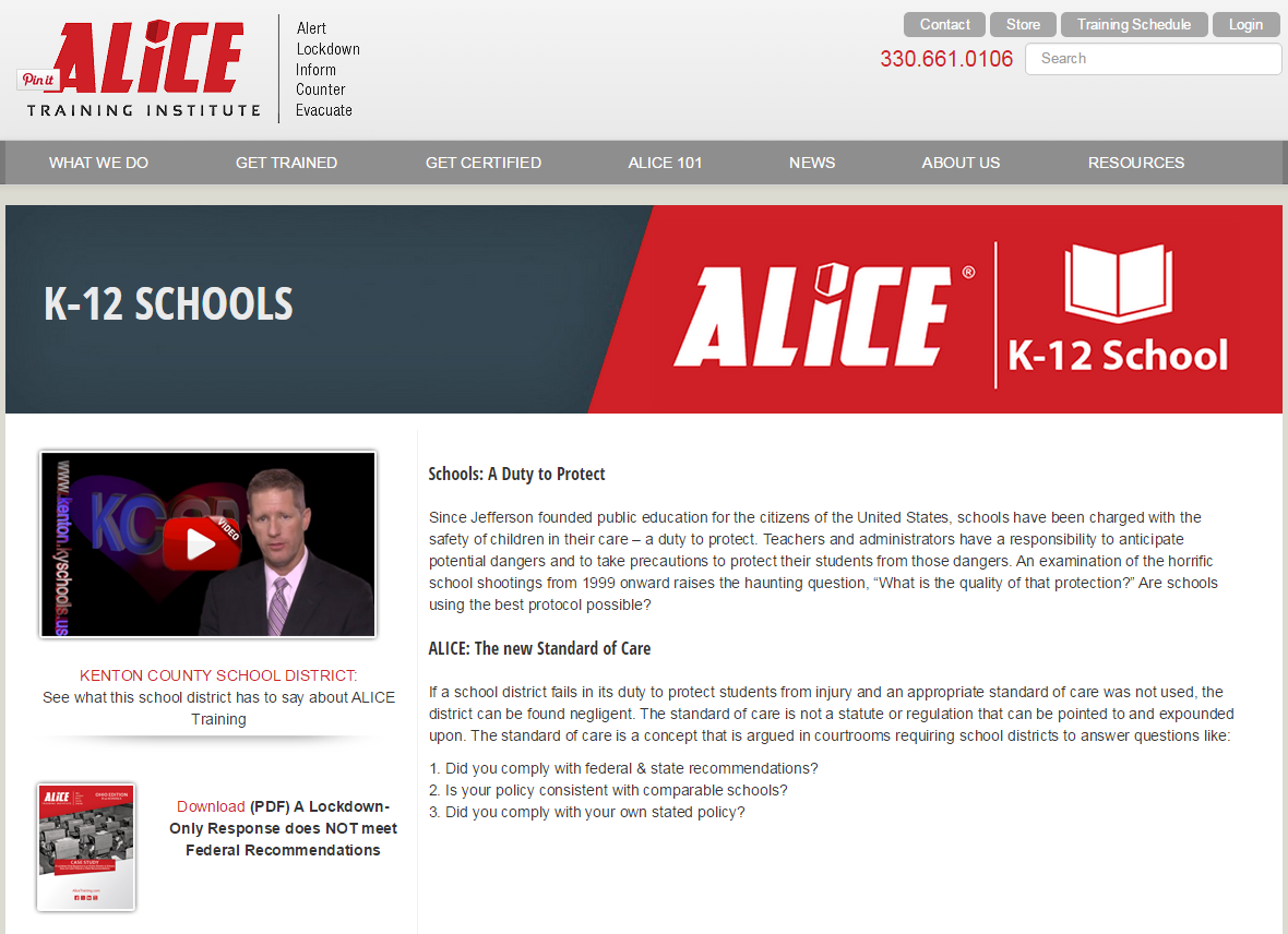 School Safety Training – WGSD Meetings